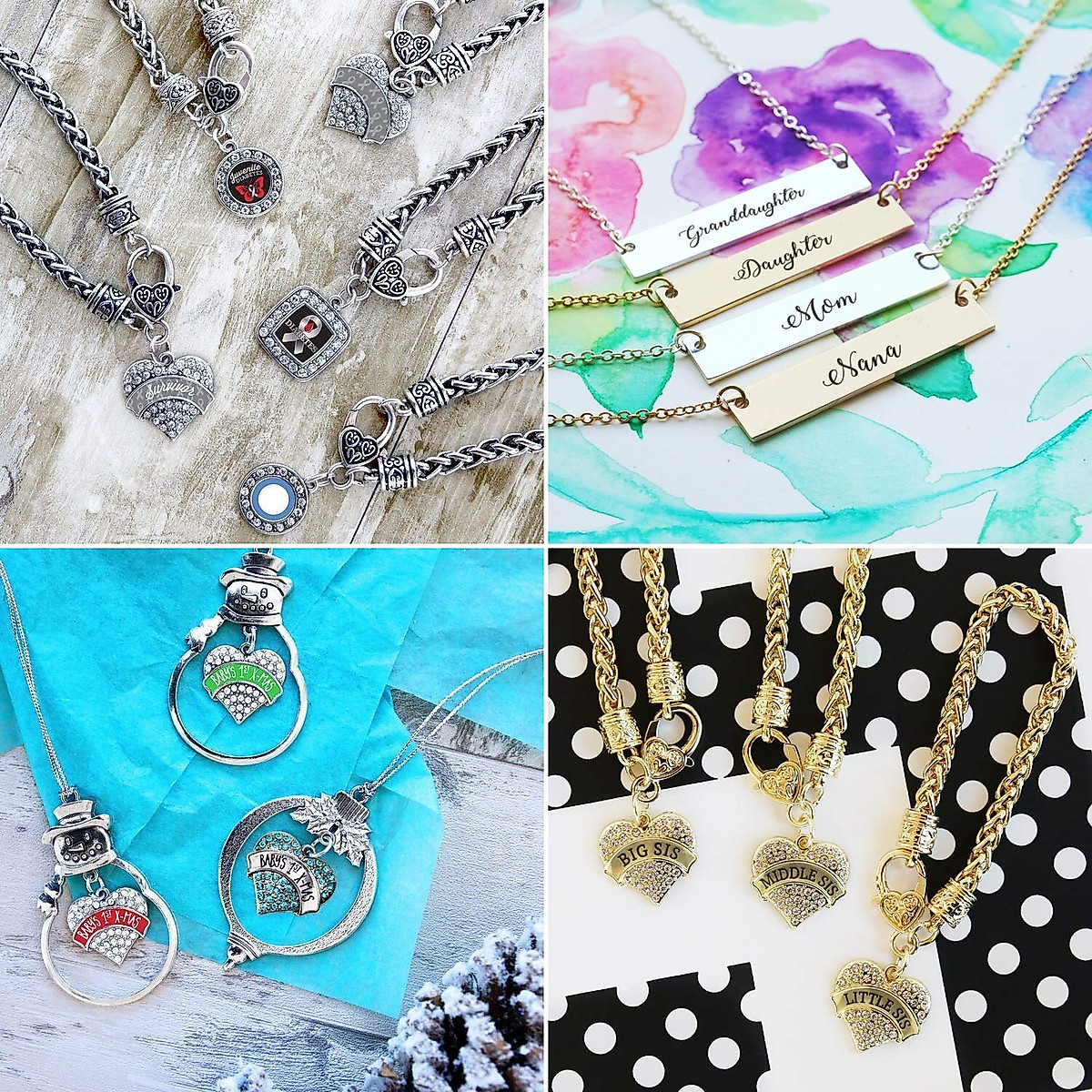 Inspired Silver - German Shepherd Face - Silver Dangle Earrings for Women - Circle Charm Earrings French Hook Drop with Cubic Zirconia - Women's Dangly Earrings Jewelry Gift