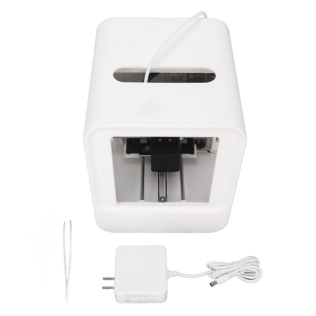 Desktop Mini 3D Printer, APP Control, Larger Print Size100 * 100 * 58mm, Removable Magnetic Base Plate, Leveling Free, Photo Modeling, Easy to Use, Works with Modified PLA