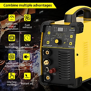 3-in-1 50 Amp Pilot Arc Plasma Cutter, 200 Amp TIG Welder and 200 Amp Stick Welder -AG60P Consumables