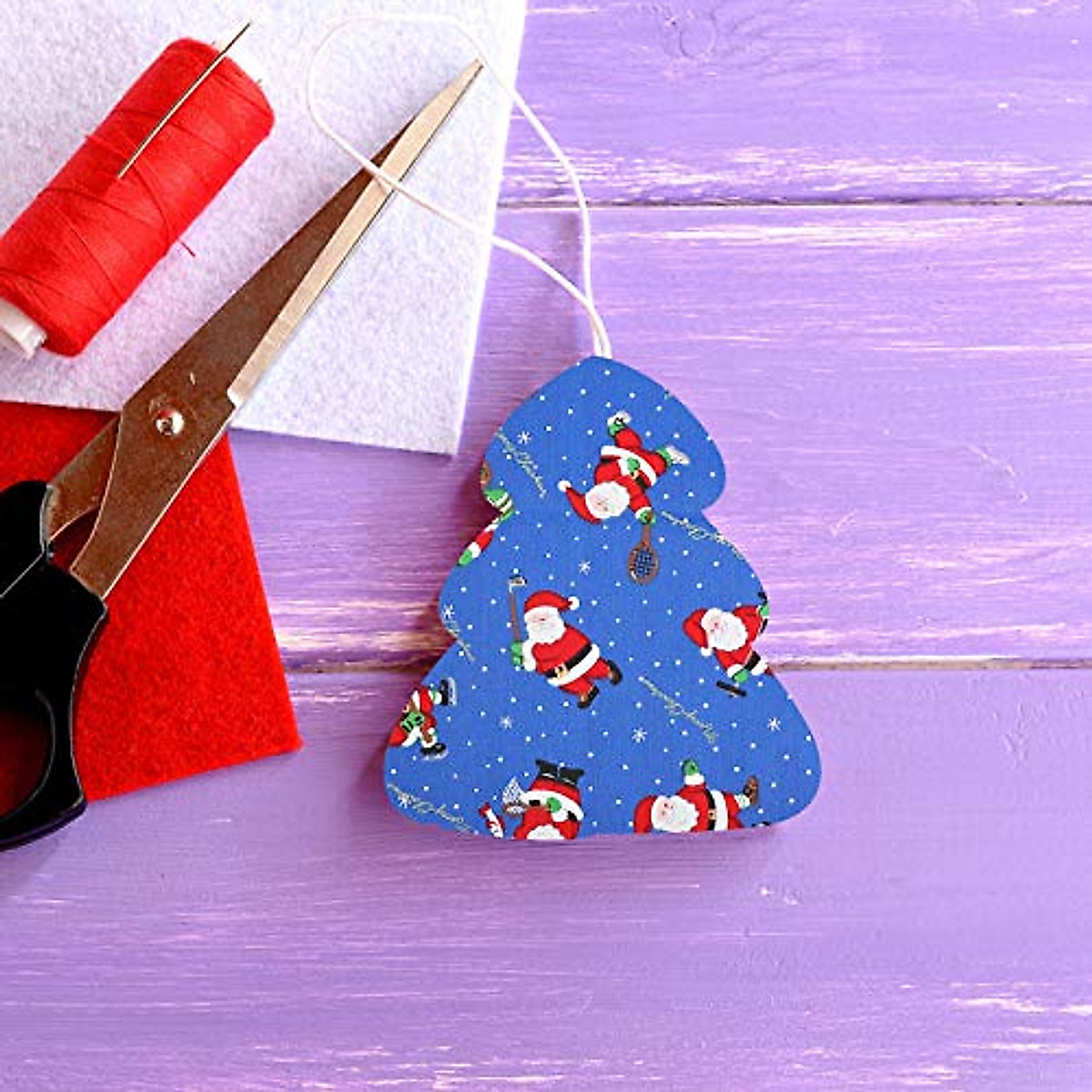 ARTIBETTER Quilted Fabric 13pcs Xmas Patchwork Fabric Christmas Santa Snowman Reindeer Elk Pattern Square Cloth Bundle Holiday Sewing Craft Supplies for Children Kids Fabrics