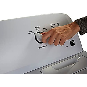 Kenmore 29" Front Load Electric Dryer with Wrinkle Guard and 7.0 Cubic Ft. Total Capacity, White