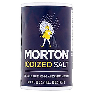 Morton Iodized Table Salt, 26 Oz, pack of 2