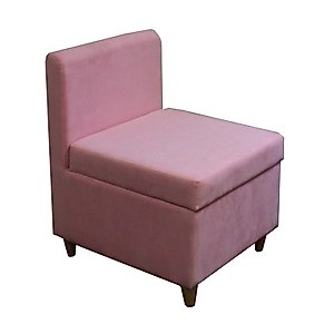 Ore International 28.5" H Accent Chair with Storage (Pink)