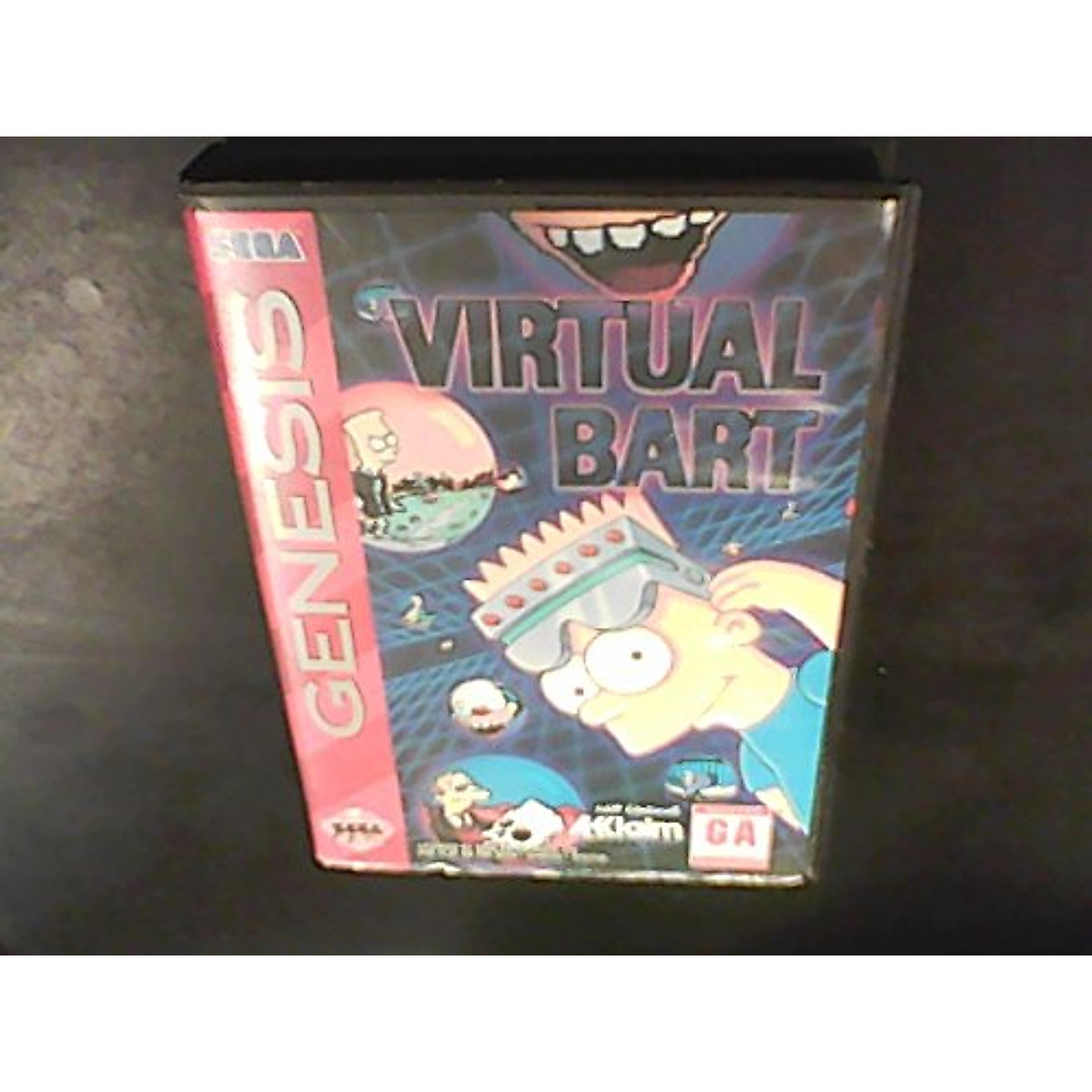 Simpsons: Virtual Bart - Sega Genesis