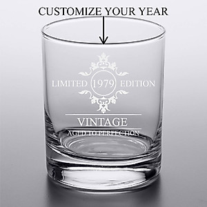 Personalized - Customized Cube Rocks Whiskey Glass Limited Edition Cube Whiskey Glass