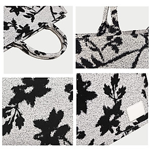 VODIU Canvas Tote Bag Women Shoulder Bags Printing Shopper Handbags Large Capacity Wedding Party Travel Beach Bag