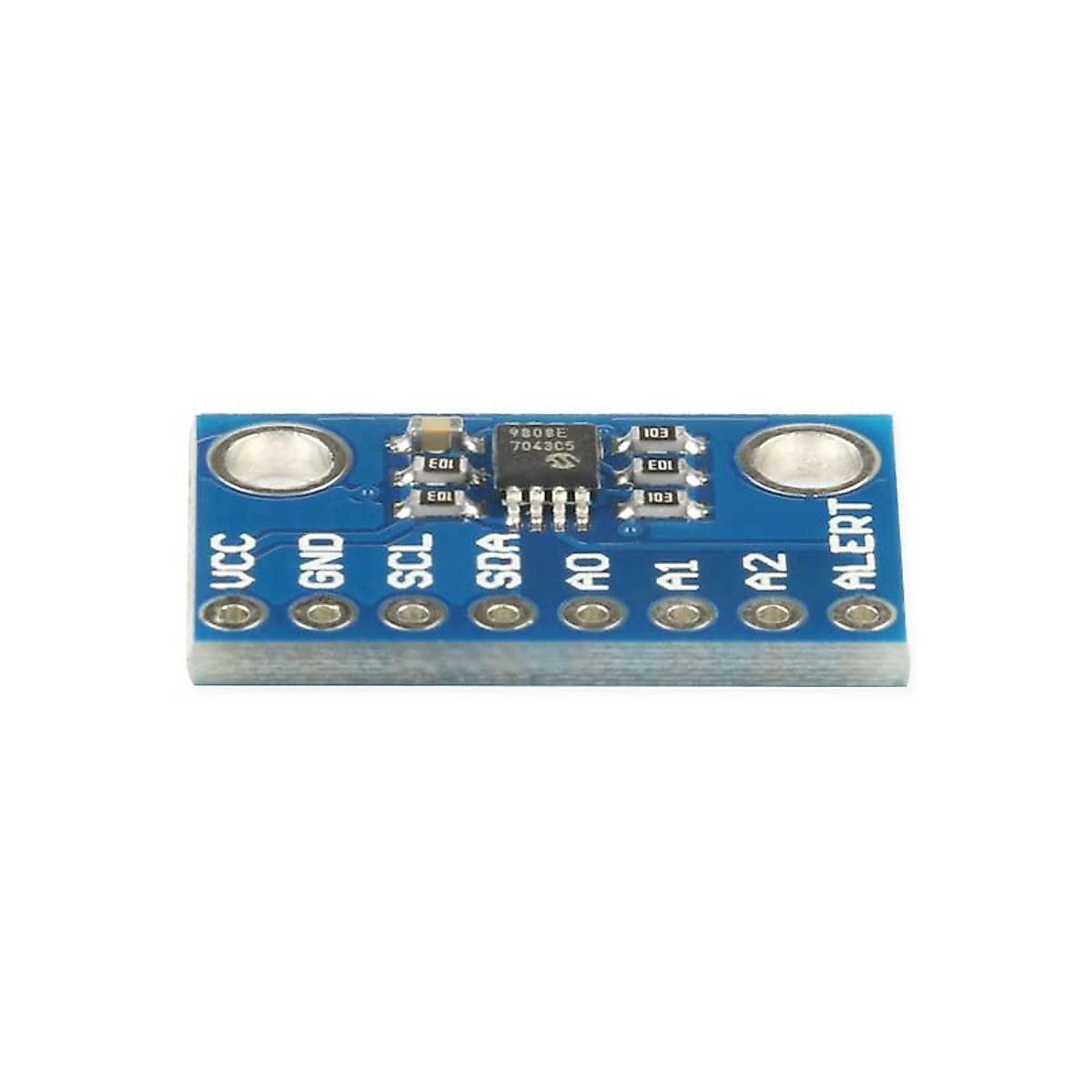 JESSINIE 2Pcs MCP9808 High Accuracy Temperature Thermometer -40°C to +125°C Digital Temperature Sensor Module Accuracy ±0.25°C /0.0625°C Voltage Range 2.7-5.5V Temperature Detector for Arduino