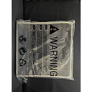 YOUDENOVA Hanging Closet Organizer and Storage, 6-Shelf Closet Hanging Storage Shelves,Grey