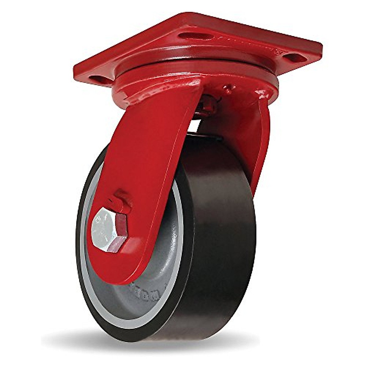 Hamilton Enhanced Precision Super Duty Caster - 10"Dia.X3"W Wheel - 3900-Lb. Capacity - Duralast Xc Polyurethane Wheel - Swivel