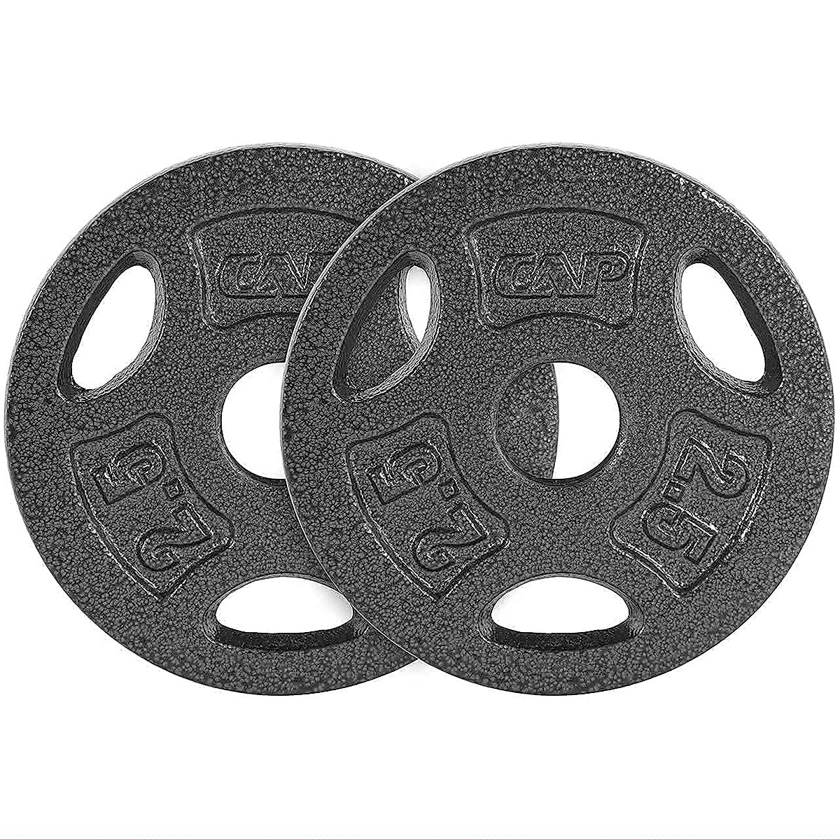 WF Athletic Supply Cast Iron 1-Inch Standard Grip Plate for Strength Training, Muscle Toning, Weight Loss & Crossfit - Multiple Choices Available