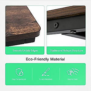 AZL1 Life Concept Utility Sofa End Living Room, Vintage Accent Couch Side Pocket, C Shaped Table for Coffee Snack Laptop