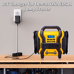 DONYOIE Charger for Dewalt DXAEPS14 DXAEPS14CA 1600 1400 011-2070-4 Peak Jump Starter Power Cord AC Adapter UL Listed DC Adaptor Supply