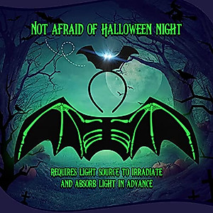 6 Pieces Halloween Pet Costumes Halloween Cat Bat Costume with Night Fluorescence Cat Vampire Cloak Pet Wizard Hat Dog Bat Headband Pumpkin Ghost Pendant for Dogs Cats Halloween Party Cosplay Party