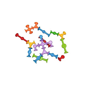 OUCJIED Suction Bath Toys for Toddlers | Sucker Silicone Building Blocks | Kids Rubber Suction Toys | Window Suction Toys | Suction Toys for Kids | Suction Cup Preschool Toys-24Pcs(Color Mixing)