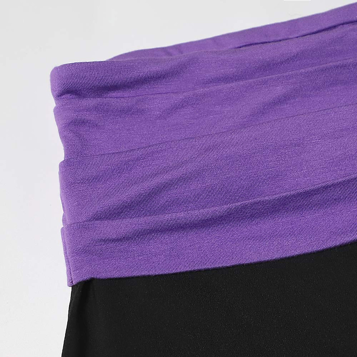 Gracyoga Women's Comfy Pajama Pants Wide Leg Lounge Palazzo Yoga Pants Stretch Casual Floral Print Fold Waist Pants