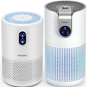 MOOKA B-D02L + M03 Air Purifiers for home large room Combo