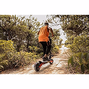 Circooter Raptor Electric Scooter Adult with Smart APP, 800W Motor, 28 Mph Top Speed, 25 Miles Range, 10 inches All Terrain Tires Off Road E Scooter, Dual Charger Ports & Storage Bag - Raptor