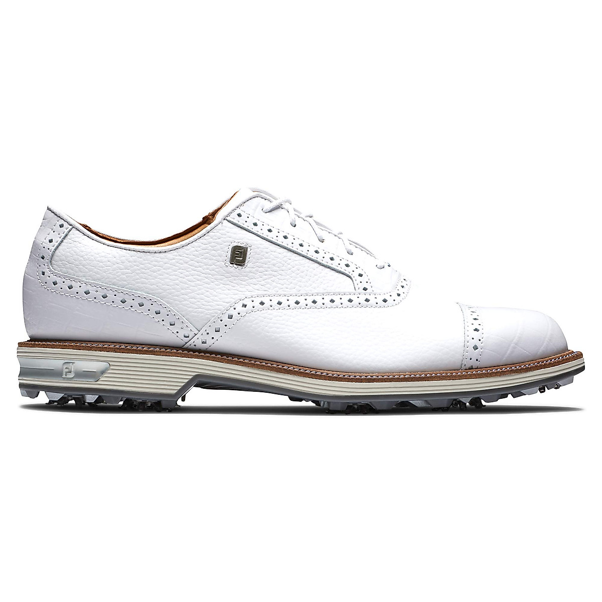 FootJoy Men's Premiere Series-Tarlow Previous Season Style Golf Shoe, White/White, 8