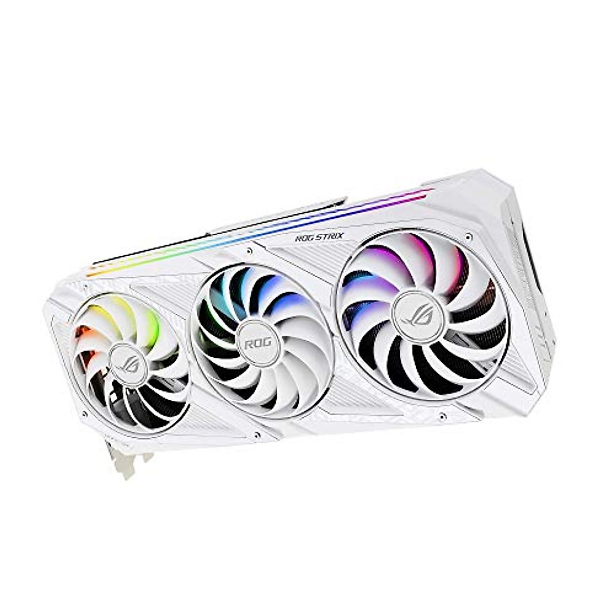 ASUS ROG STRIX NVIDIA GeForce RTX™ 3080 White OC Edition Gaming Graphics Card (PCIe 4.0, 10GB GDDR6X, HDMI 2.1, DisplayPort 1.4a, White color scheme, Axial-tech Fan Design, 2.9-slot, Super Alloy Power