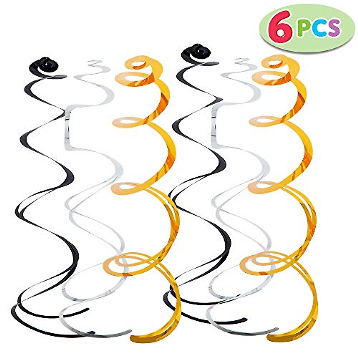 JOYIN 2023 Graduation Party Decoration 26 Pcs Hanging Swirls String Banner Graduation Decorations Kit for Congrats Grad Indoor Outdoor School Part Supplies