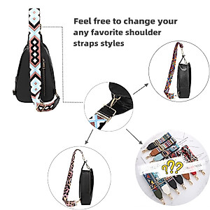 WSRYDJDL Women Chest Bag Sling Bag Small Crossbody PU Leather Satchel Daypack Shoulder backpack for traveling hiking Cycling (Black)