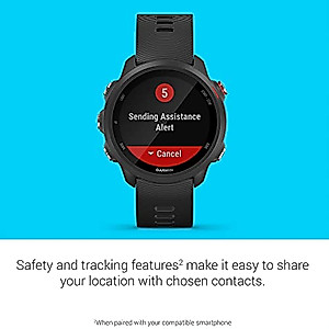 Garmin 010-02120-20 Forerunner 245 Music, GPS Running Smartwatch with Music and Advanced Dynamics, Black