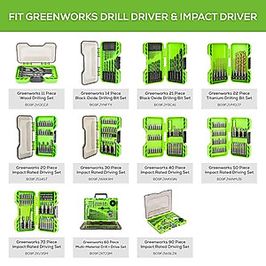 Greenworks 24V Brushless 1/2" Hammer Drill (530 in-lbs.) 2.0Ah Battery and Charger Included, DDG402