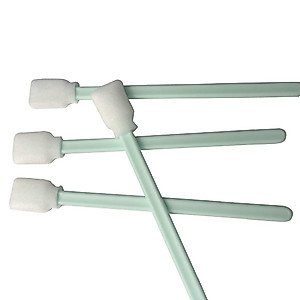 100pc 5.1" Square Rectangle Foam Cleaning Swab Sticks for Solvent Format Inkjet Printer Roland Optical Equipment