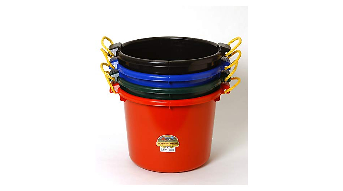 Little Giant Muck Tub - Durable 70 Quart Utility Bucket