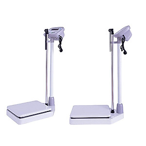 Digital Health Scale with Height Rod, Electronic Height and Weight Physician Scale Capacity,200kg Capacity