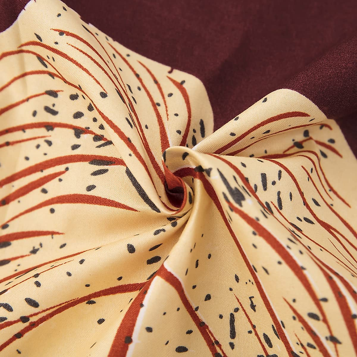 Fully-Encased Waterproof Mattress Cover Protector Twin Mattress Cover Machine Washable Breathable Mattress Cover,Fitted Bed Cover 12" Deep Easy Care (Burgundy,80x200x30cm)