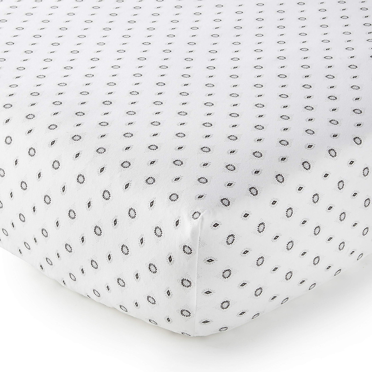 Levtex Baby Nico Separate Fitted Sheet, Cotton, Grey