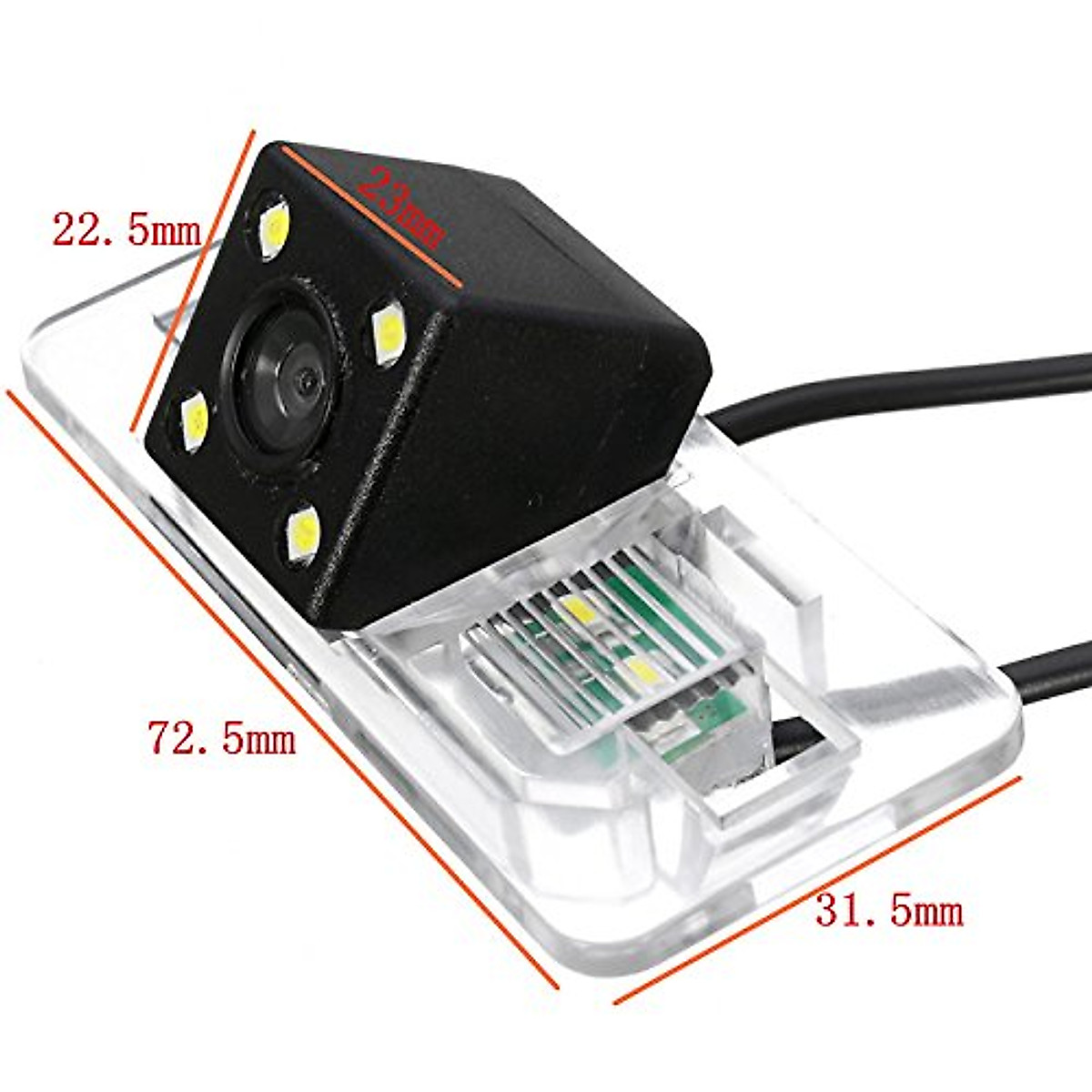 1/4" CCD NTSC Car Reverse Backup Rear View Camera 480 TVL FOR BMW 1/3/5/6 Series X3 X5 X6 E39 E53 E82 M3 E46