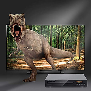 atune analog DVD Player HDMI CD Player with HD 1080p, All-Region Free, USB Input, Remote Control Multi-Angle Viewing AC/DC Adaptor Power Supply, Black