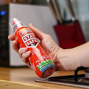 StaySafe 5-in-1 Fire Extinguisher | For Home, Kitchen, Car, Garage, Boat | The best small extinguisher that tackles 5 types of fire in seconds