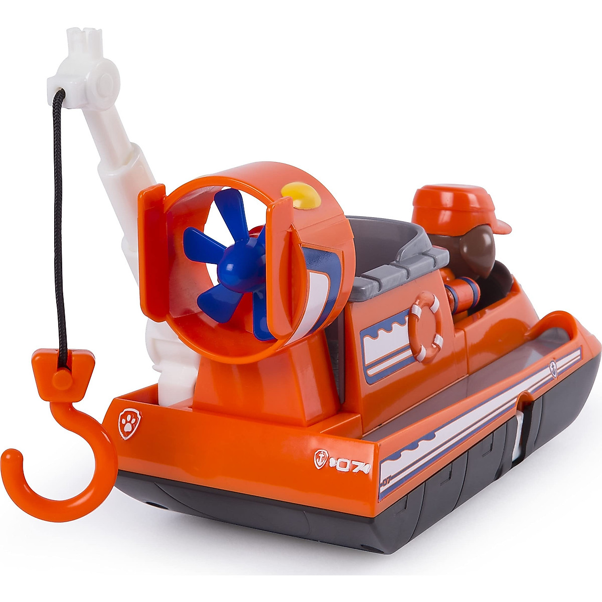 Paw Patrol Ultimate Rescue - Zuma’s Ultimate Rescue Hovercraft with Moving Propellers and Rescue Hook, for Ages 3 and Up