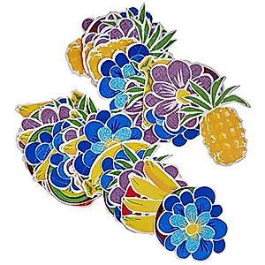 Amscan Cabana Rio Party Décor String Cutouts, 7', Multicolor