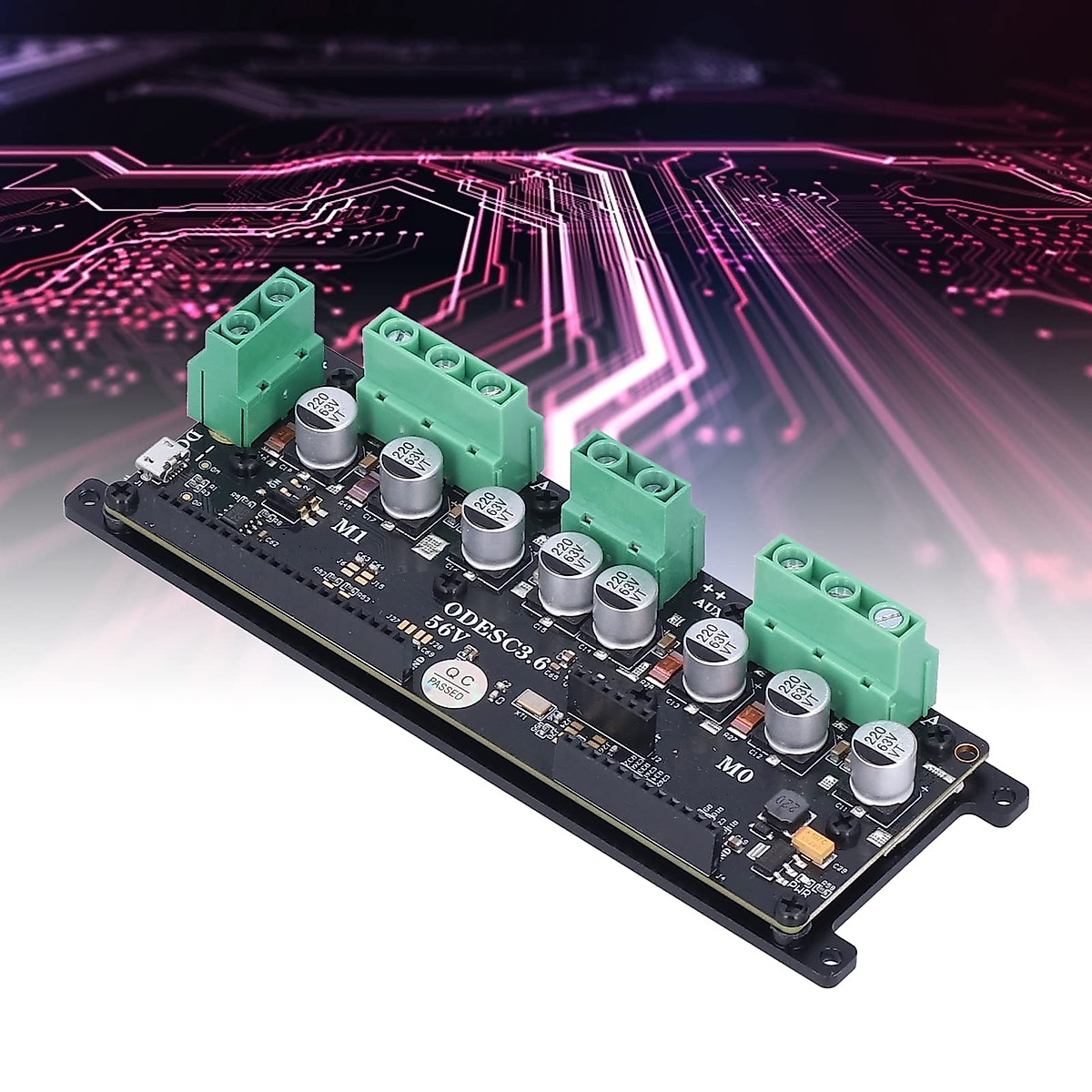 ODESC3.6 Optimizes Brushless, Motors Wiper Motor High-power Dual-drive Controller FOC BLDC Based on