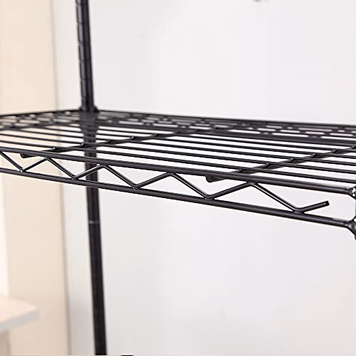 MZG Steel Heavy Duty 5-Tier Utility Shelving Unit Steel Organizer Wire Rack for Home,Kitchen,Office (24-in W x 14-in D x 63-in H)