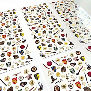 Paper House Productions STM-0021 Harry Potter Micro Stickers, 3 Pack, 3-pack, Colors May Vary