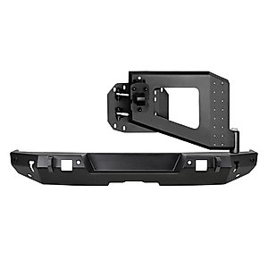 Westin 59-82055 WJ2 Rear Bumper fits 2018-2025 Wrangler JL with Tire Carrier with Sensors
