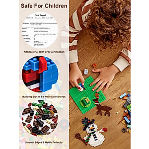 Liontru 2023 Christmas Building Blocks Set, Holiday Christmas Toys Sets 2023, for 9+ Kids, Adults, Teen Girls, Boys, Santa Claus, Snowman, Reindeer Building Block, 720 Pieces