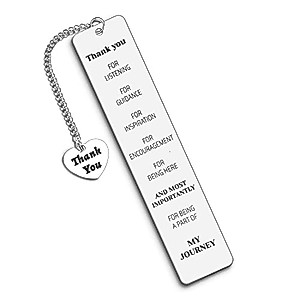 Thank You Gifts for Women Coworkers Bookmark Teacher Appreciation Gifts Bulk Christmas Gifts for Boss Leader Supervisor Manager Office Going Away Mentor Leaving Retirement Leadership Gifts for Men