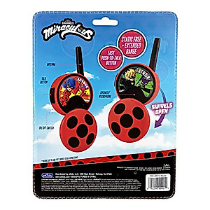 eKids Miraculous Ladybug Walkie Talkies for Kids, Indoor and Outdoor Toys for Kids and Fans of Miraculous Toys for Girls and Boys