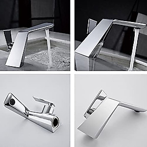 ItoNc Kitchen Sink Mixer Taps Bathroom Faucets Sink Tap, Brass Basin Water Faucet, Vanity Faucet Cold and Hot Water Tap, Bath Faucet Mixer with Hose Compatible with Balcony Laundry,Kitchen faucets