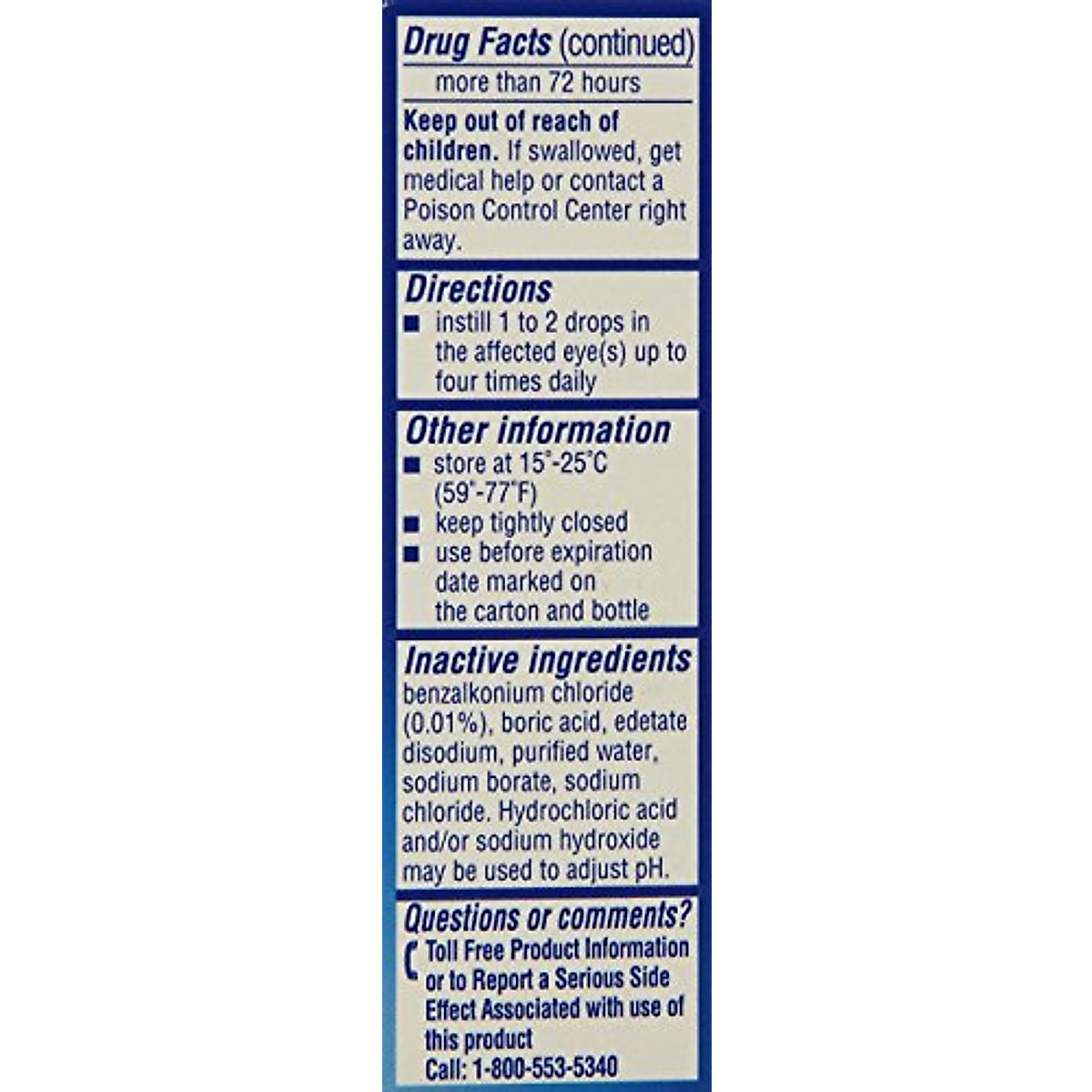 Bausch & Lomb Advanced Eye Relief Maximum Redness Reliver, 0.5 Fl Oz (Pack of 6)