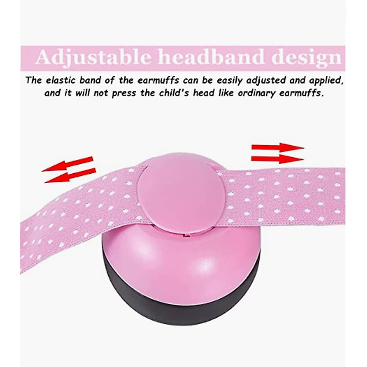 Baby Infant Ear Defenders Newborn Noise Cancelling Headphones Adjustable Soundproof Earmuffs Sleep Earmuffs for 0-3 Yrs