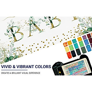 Allenjoy Greenery Hello Baby Theme Backdrop for Jungle Safari Woodland Birthday Decor Gender Neutral Welcome Oh Sweet Baby Boy Girl Party Supplies Decorations Banner