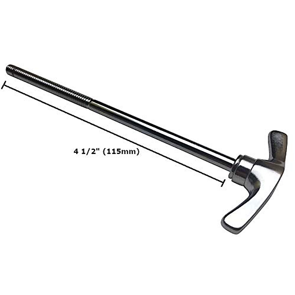 Bass Drum Tension Rods T-Rod Drum Key Style - ROSS Percussion (8 Pack) 4 1/2"