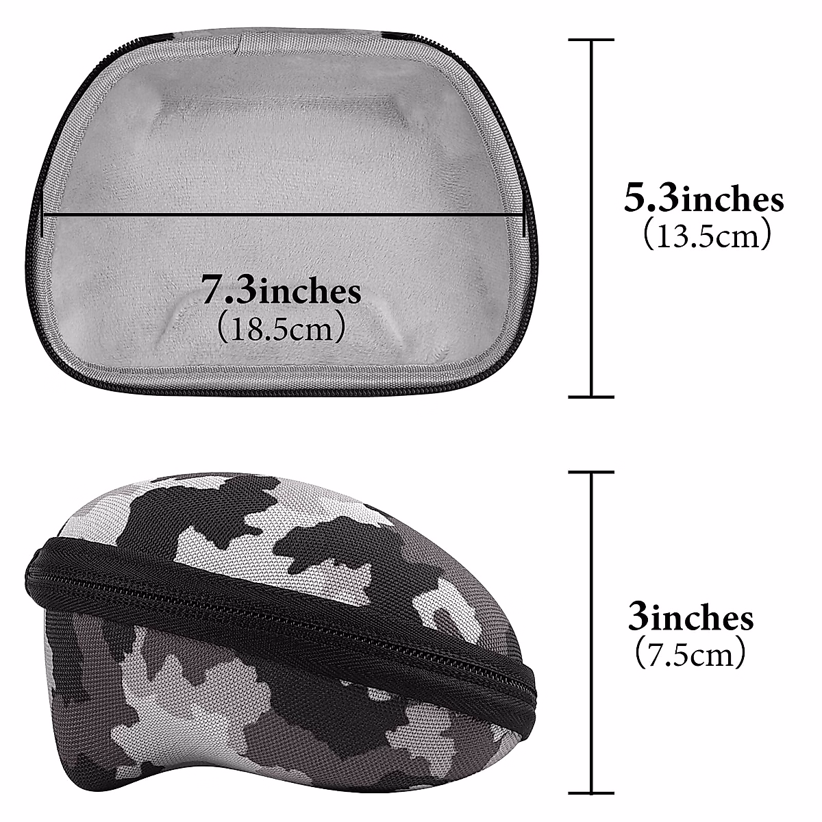 Geekria Controller Travel Case Compatible with Google Stadia Controller, Gaming Accessories Storage Case, Hard Shell Carrying Bag, Protective Case with Internal Mesh Pocket for Charging Cable